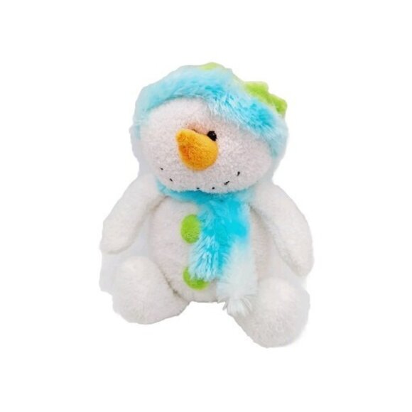 Hug and Lov | Toys | Hug And Luv Snowman Plush Stuffed Green Blue Scarf ...